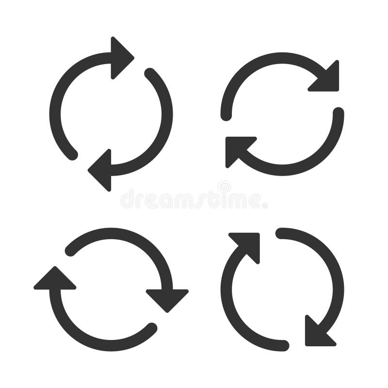 Update Vector Icon Refresh Arrow Rotation Symbol Reload Cycle Sign