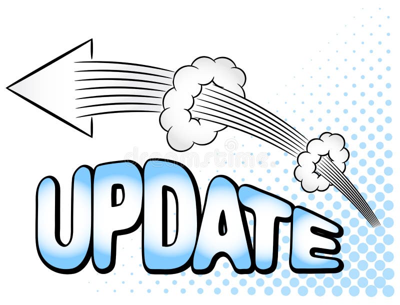 Updated red square sticker stock vector. Illustration of banner - 88190045