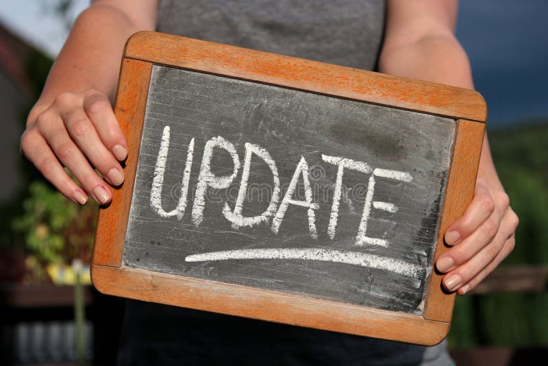 Update stock image. Image of school, written, blackboard - 106626877