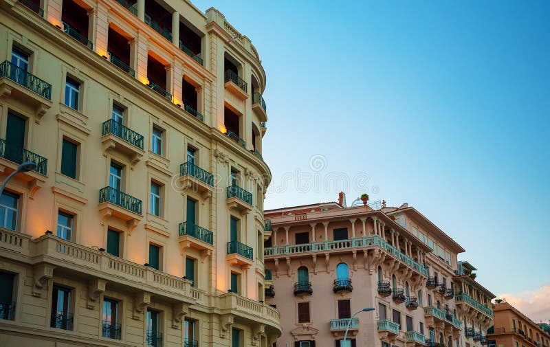 Updated building facade stock photo. Image of italian - 258117254