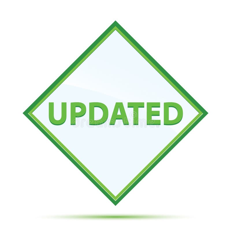 Updated Modern Abstract Green Diamond Button Stock Illustration ...