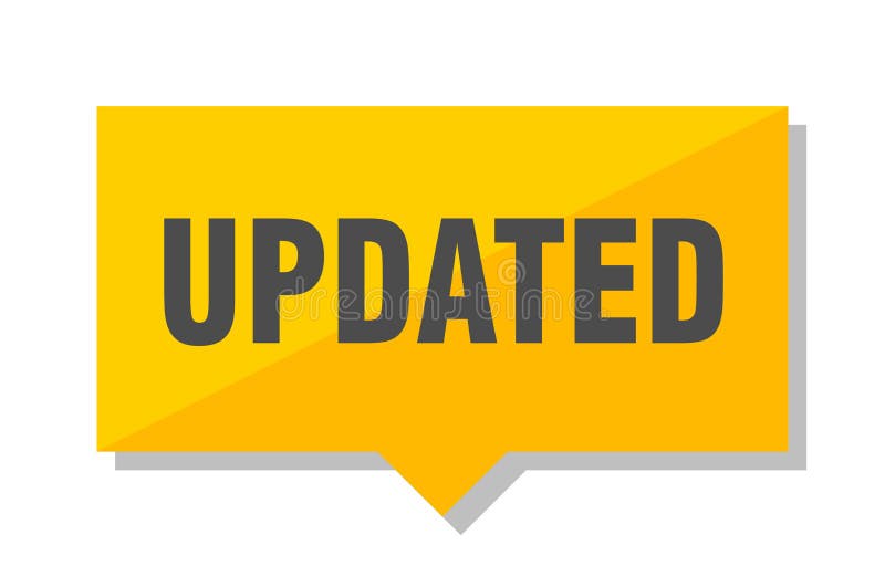 Updated price tag stock vector. Illustration of white - 118881435