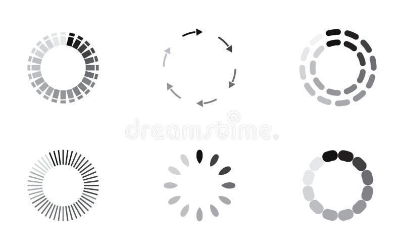 Vector Loader Progress Bar stock illustration. Illustration of flash ...