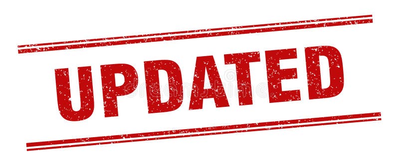 Updated Stamp. Updated Square Grunge Sign Stock Vector - Illustration ...