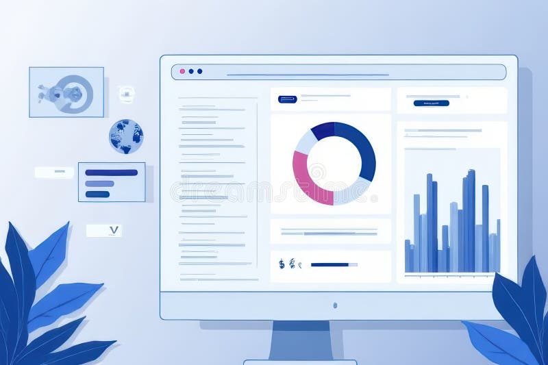 Updated Visualization of Modernized Review System Stock Illustration ...