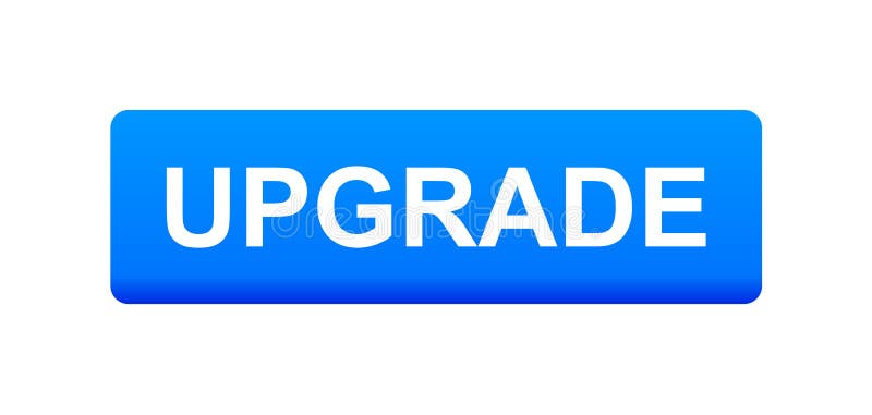 Upgrade button stock vector. Illustration of data, buttons - 175608570