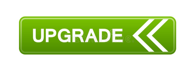 Upgrade button stock vector. Illustration of cyberspace - 187750344