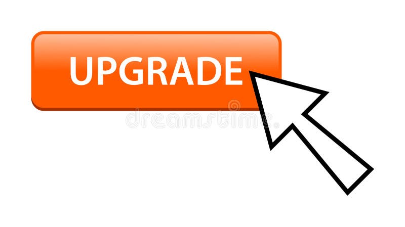 Upgrade button stock vector. Illustration of data, abstract - 187750845