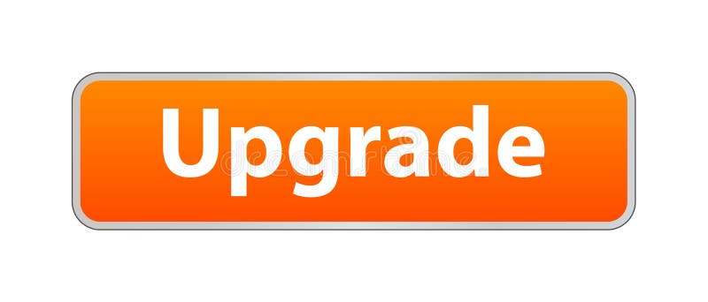 Upgrade button stock vector. Illustration of decision - 199146867