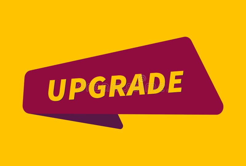 Upgrade Banner Vector, Upgrade Image Stock Vector - Illustration of ...