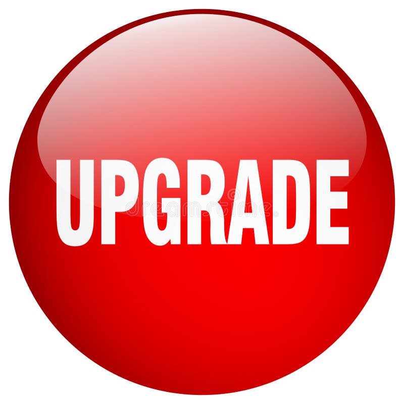 Upgrade button stock vector. Illustration of button - 119894774
