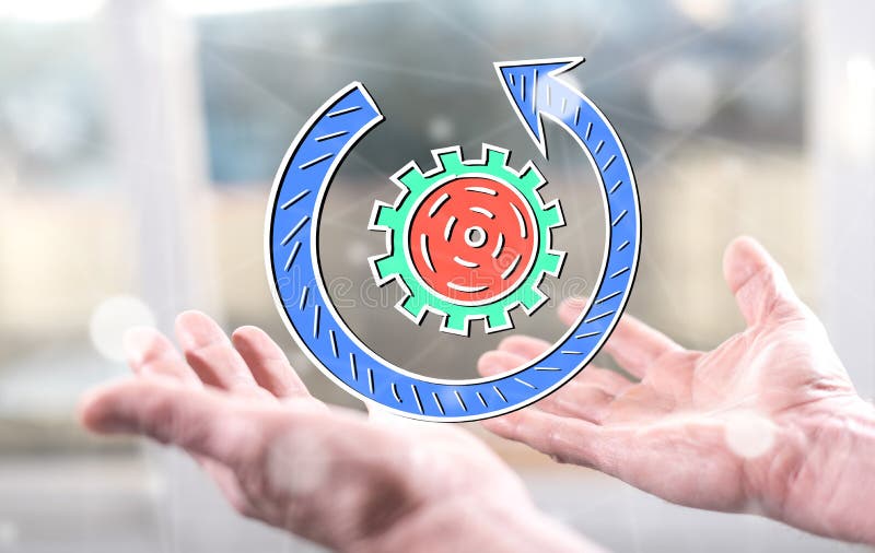 Concept of upgrade stock image. Image of information - 128337407