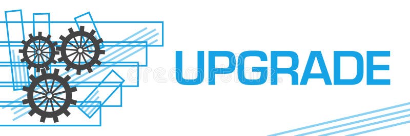 Upgrade Blue Strokes Symbol Horizontal 11136 Stock Illustration ...