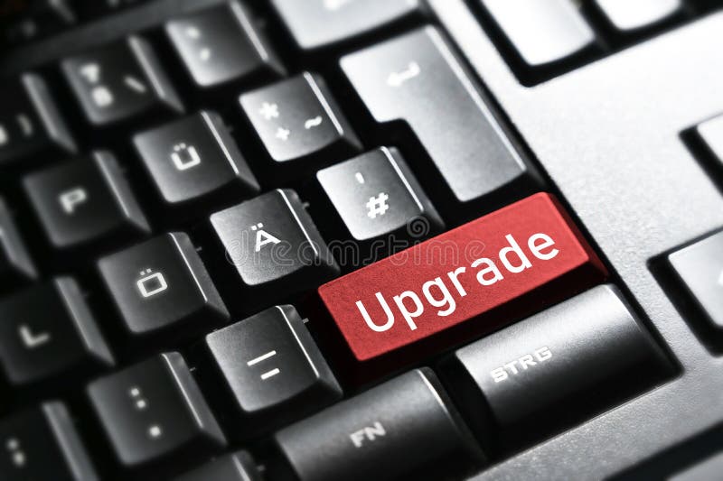 Upgrade , Keyboard Button Enter Symbol Stock Image - Image of group ...