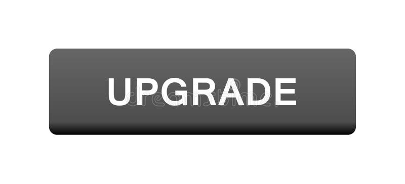 Upgrade button stock vector. Illustration of decision - 176896230