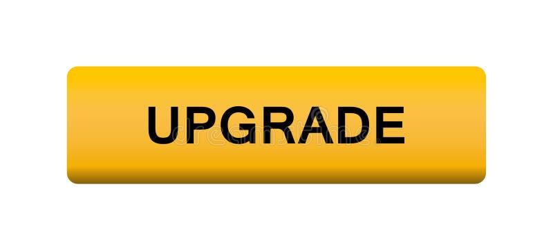 Upgrade button stock vector. Illustration of control - 176896283