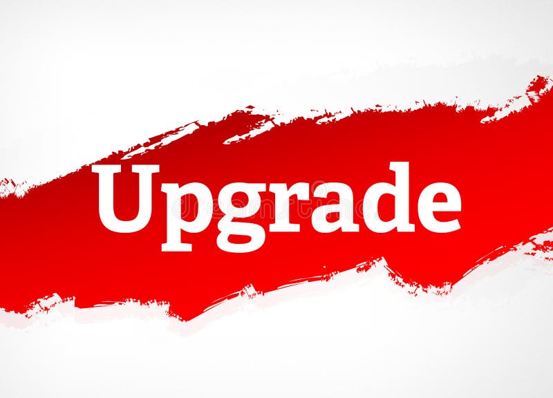 Upgrade Red Brush Abstract Background Illustration Stock Illustration ...