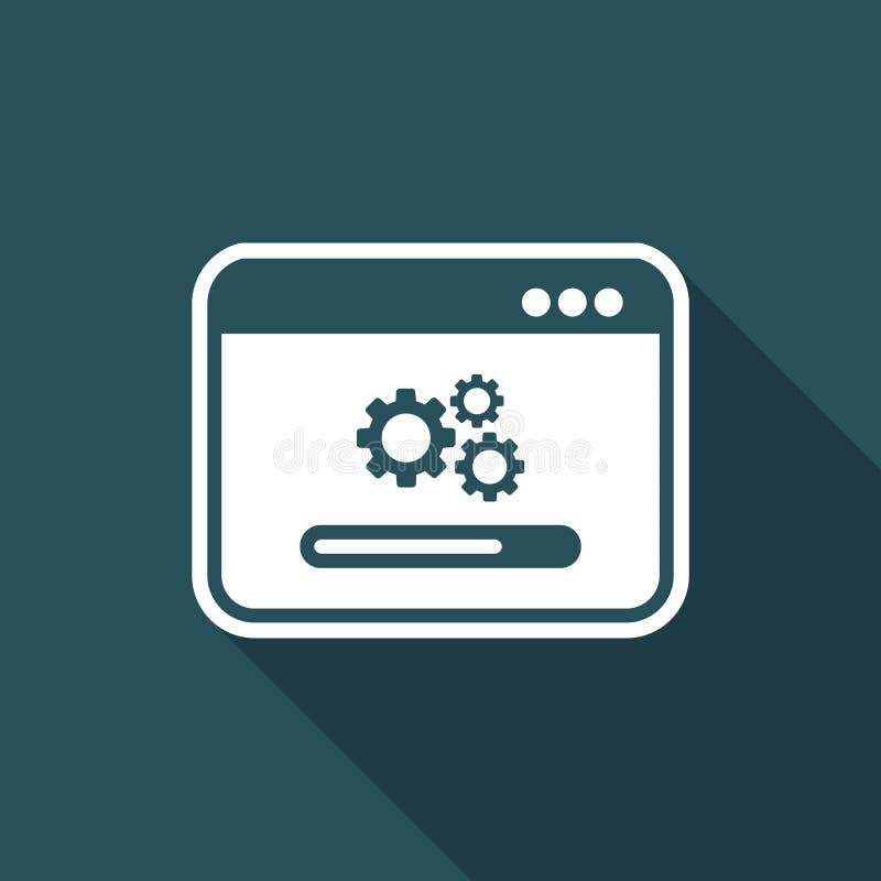 Upgrade Settings Computer Icon Stock Vector - Illustration of repeat ...