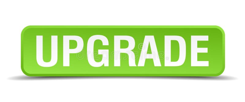 Upgrade button stock vector. Illustration of note, template - 121128703
