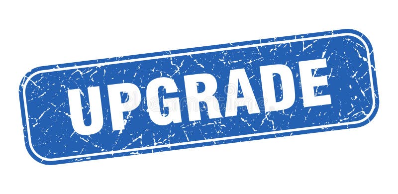 Upgrade Red 3d Square Button Stock Vector - Illustration of patch, sign ...