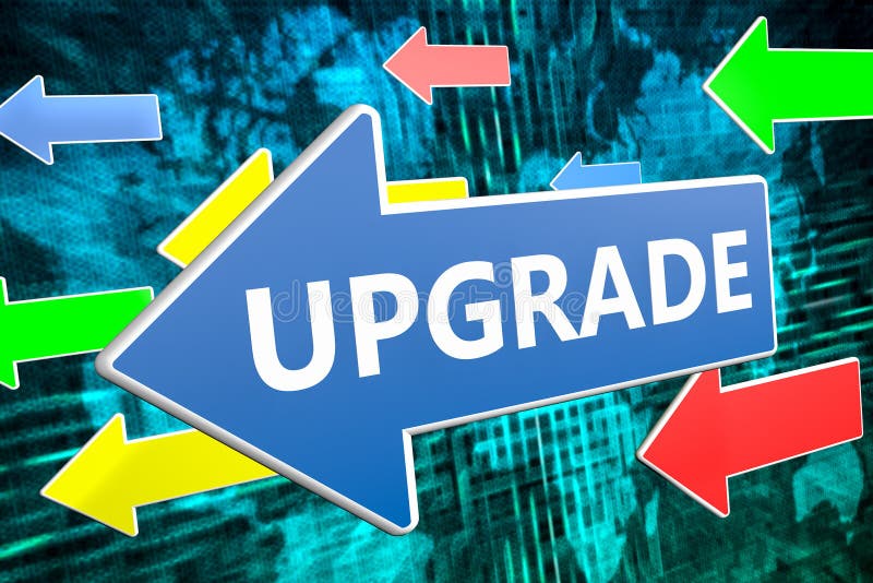 Upgrade stock illustration. Illustration of installation - 48170975