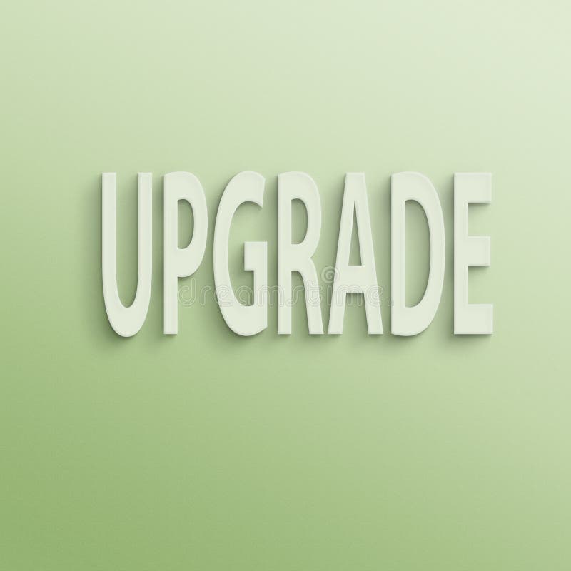 Upgrade stock illustration. Illustration of refreshed - 49592869