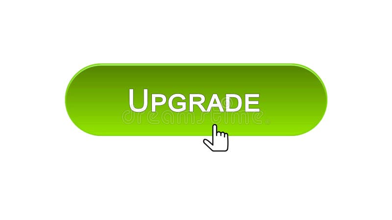 Upgrade Web Interface Button Clicked With Mouse Cursor Green Color 2720