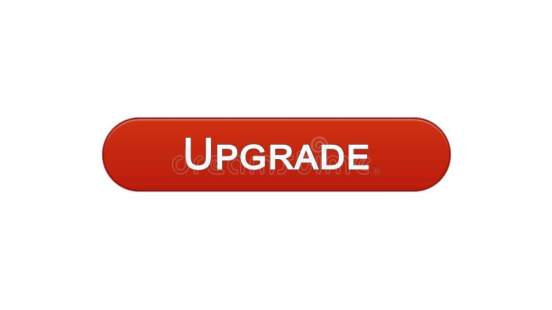 Upgrade Web Interface Button Wine Red, Software Installation, Program Update Stock Illustration ...
