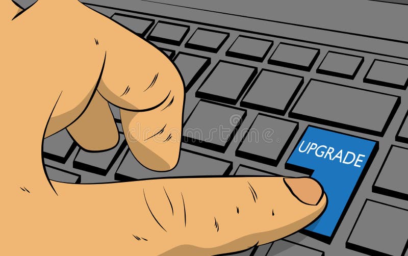 Upgrade Upgrading Latest Software Version Stock Illustration ... Upgrade Upgrading Latest Software Version Stock Illustration ...