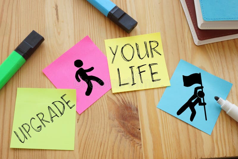 Upgrade Your Life is Shown Using the Text Stock Photo - Image of ... Upgrade Your Life is Shown Using the Text Stock Photo - Image of ...