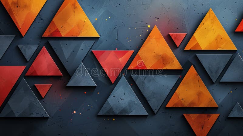 Upgrade Your Presentation with Sleek Triangle Design and Abstract ...