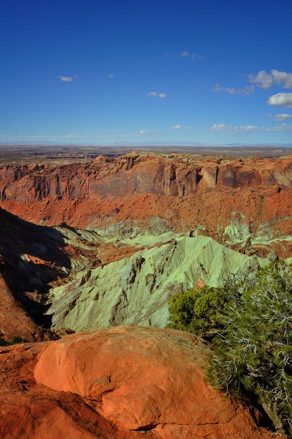 Upheaval Dome Road and Mountain, Dead Horse Point State Park, Ut Stock ...