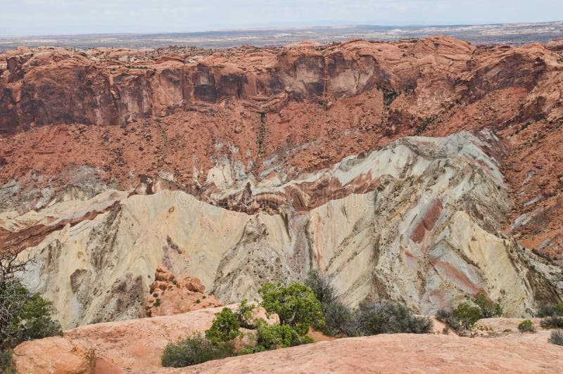 Upheaval Dome Road and Mountain, Dead Horse Point State Park, Ut Stock ...