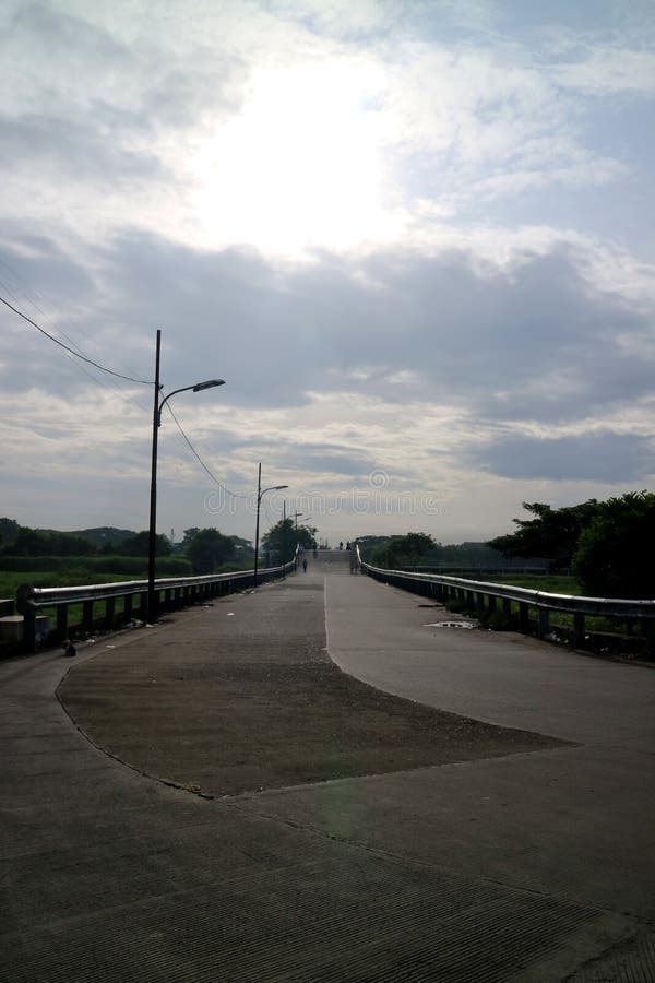 The Uphill Road in the Morning Stock Photo - Image of view, high: 243081720