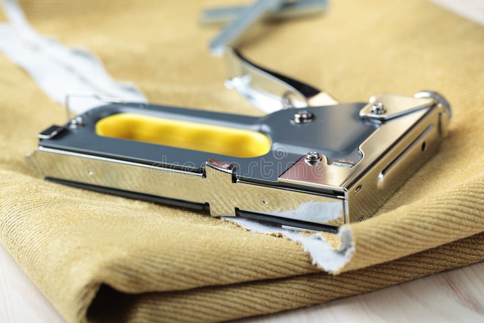 Upholstery stapler stock photo. Image of tool, life, steel - 24396782