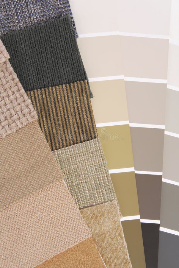 Upholstery Tapestry Color Selection Stock Photo - Image of material ...