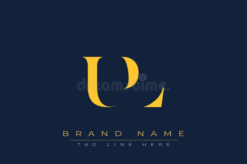 UPL Abstract Letter Logo Design Stock Vector - Illustration of modern ...