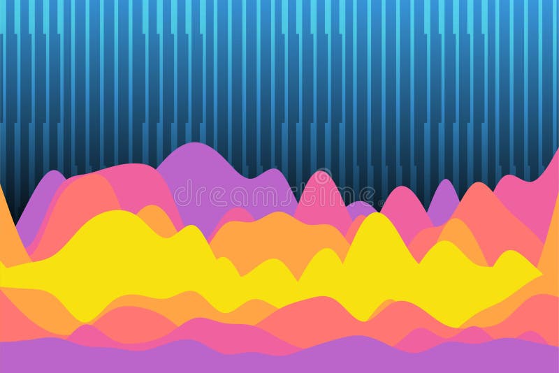 Abstract Background with Wavy and Strike Lines Pattern Stock Vector ...