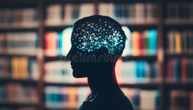 Upload All the Knowledge of a Library into Your Being, Concept of ...