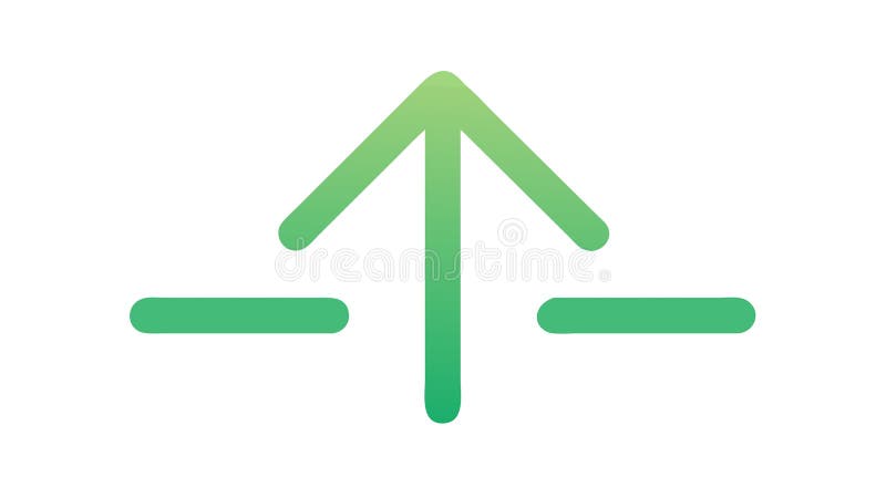 Upload Arrow Direction Icon, File Transfer and Data Submission, Vector Design Generative AI ...