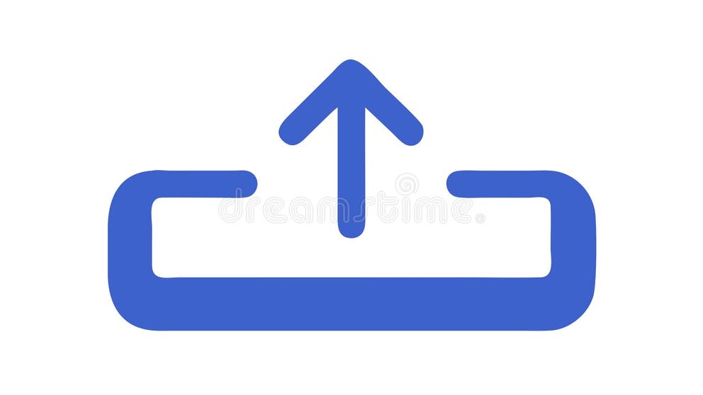 Upload Arrow Icon for File Transfer Data Sharing Storage, Vector Design ...