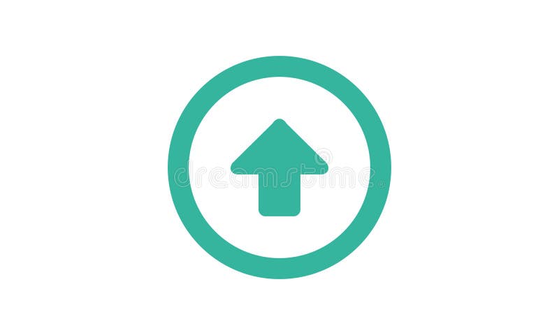 Upload Arrow Icon. Files Uploading Icon Stock Vector - Illustration of ...