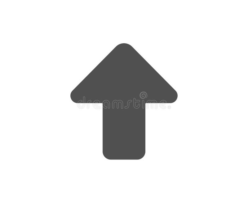 Upload Arrow Line Icon. Direction Arrowhead. Gradient Blur Button ...
