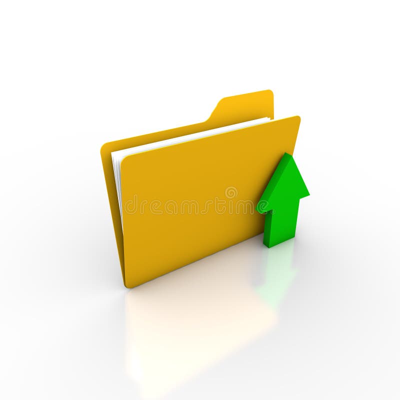 Upload or backup file stock illustration. Illustration of sharing ...