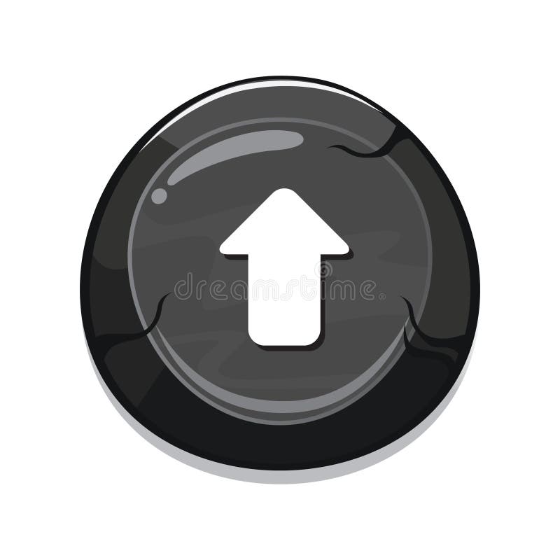 Upload Button. Vector Illustration Decorative Design Stock Vector ...