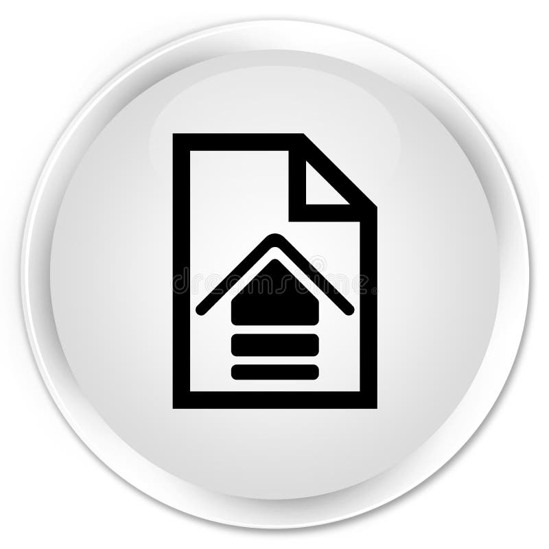 Upload (document Icon) Elegant Orange Round Button Stock Illustration ... Upload (document Icon) Elegant Orange Round Button Stock Illustration ...