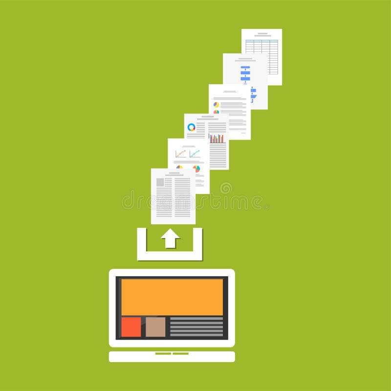 Download Documents or Files from Internet. Download Process Concept ...