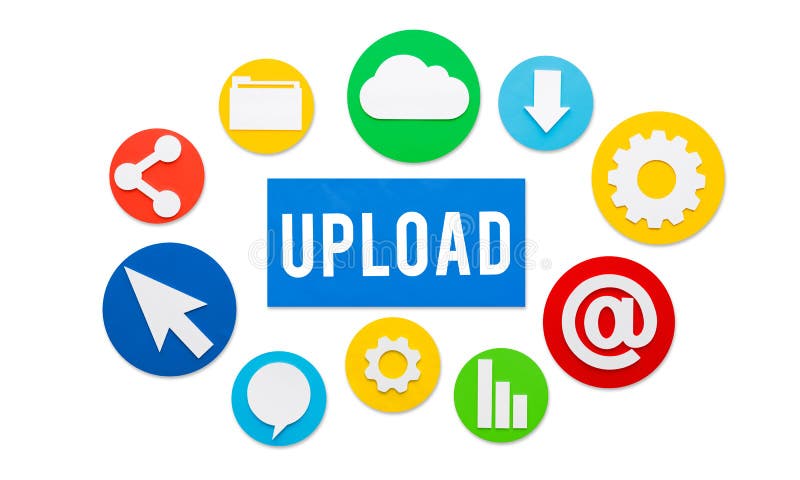Upload Download Connection Network Online Concept Stock Illustration ...