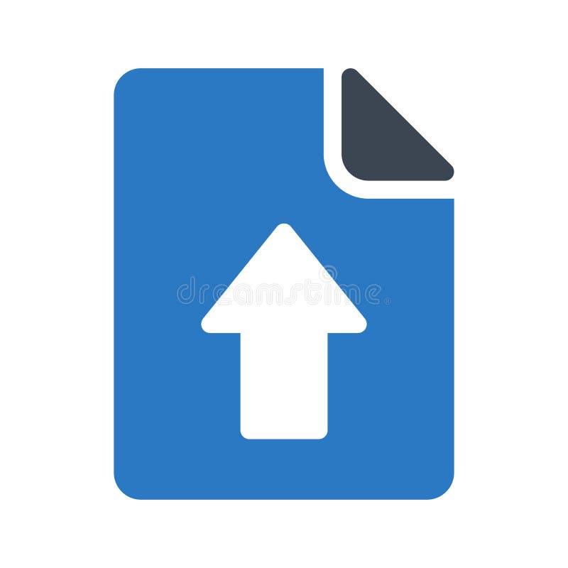 File Upload Line VECTOR Icon Stock Illustration - Illustration of team ...