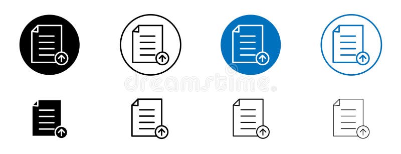 Upload file icon vector stock vector. Illustration of template - 348078823